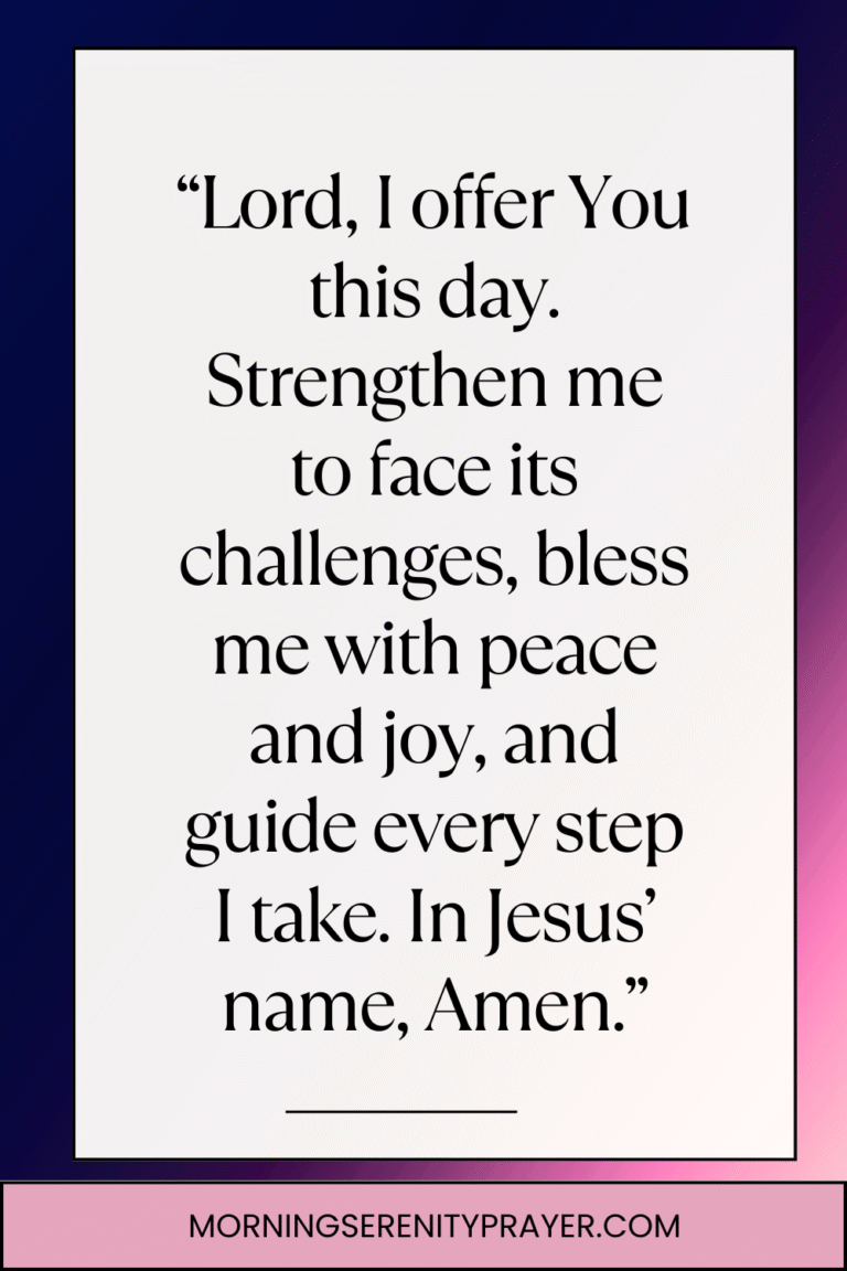 15 Powerful Morning Offering Prayer for daily Blessings
