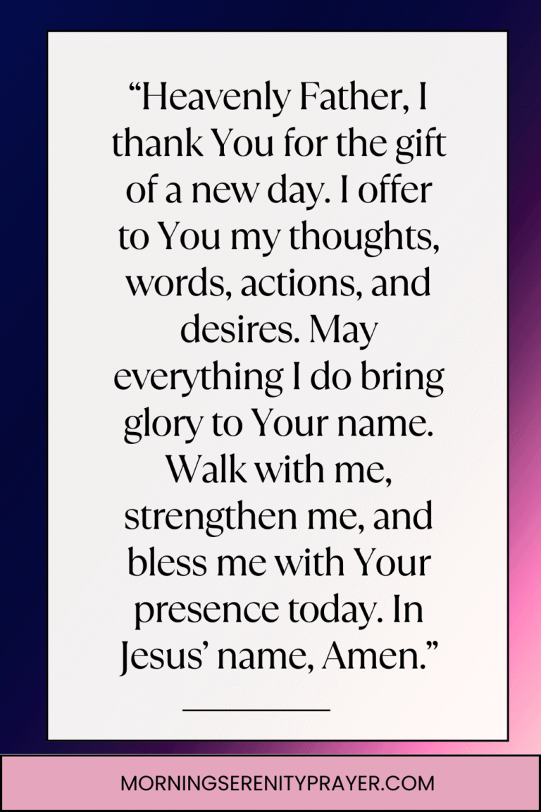 15 Powerful Morning Offering Prayer for daily Blessings